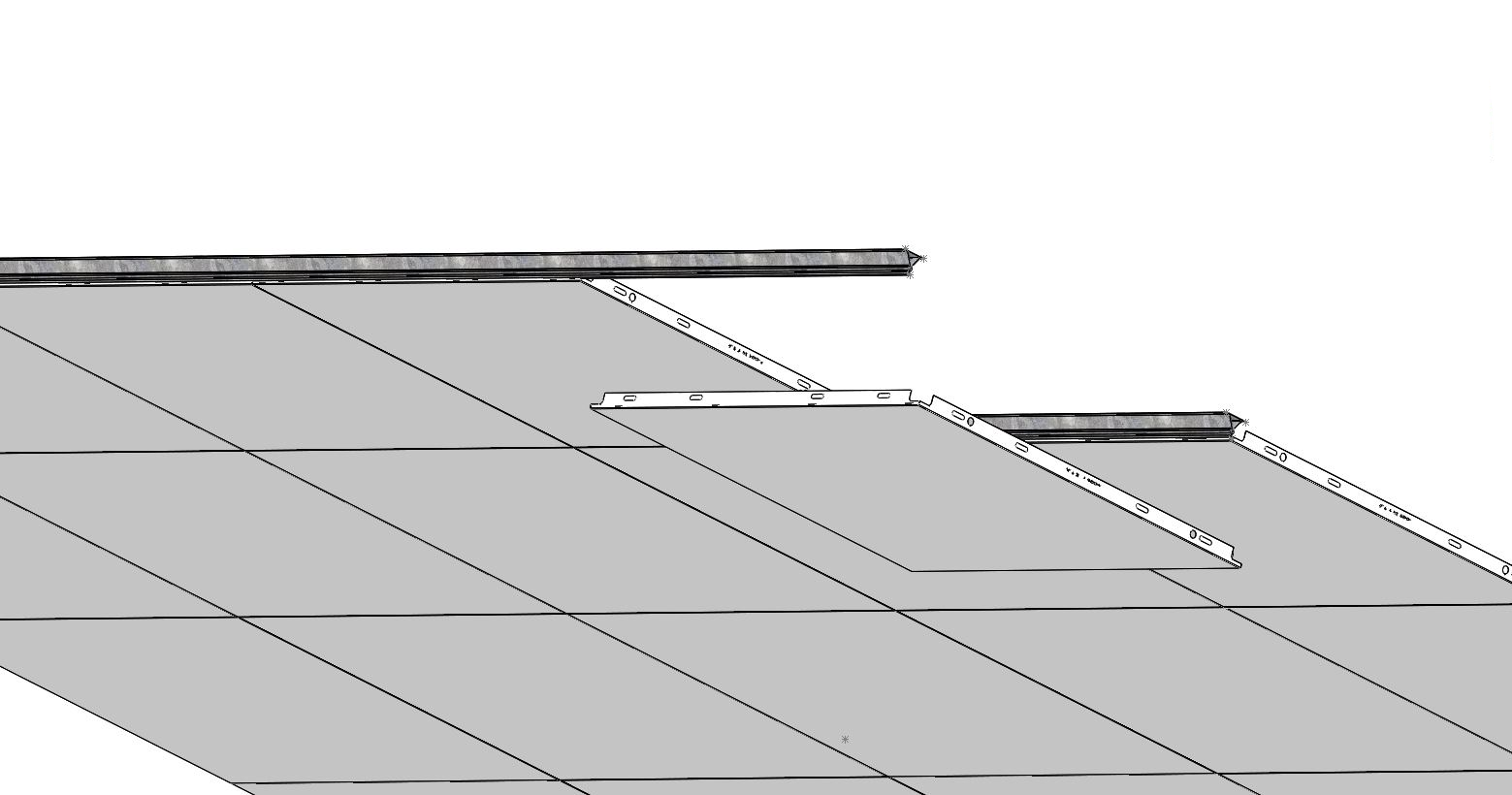 Stainless Steel Tile (Clip-in) - Jawdah