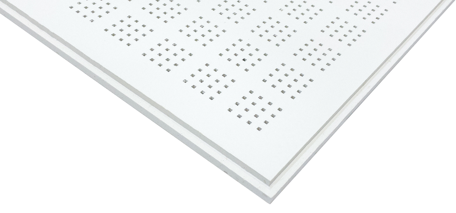 Acoustical Perforated GRG Ceiling Tiles - Jawdah