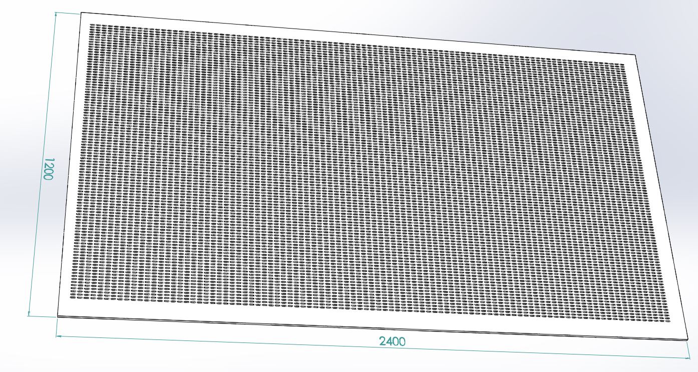 Acoustical Perforated Gypsum Plaster Boards - Jawdah