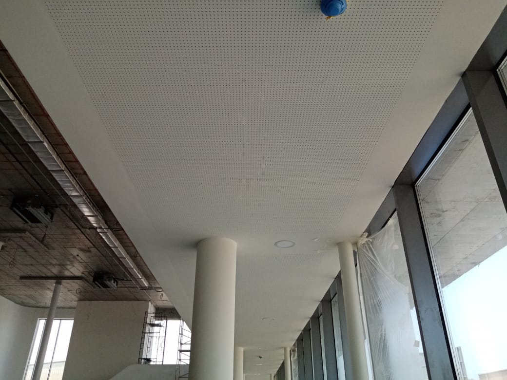 Acoustical Perforated Gypsum Plaster Boards - Jawdah